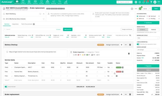 All-in-One Auto Repair Software | AutoLeap