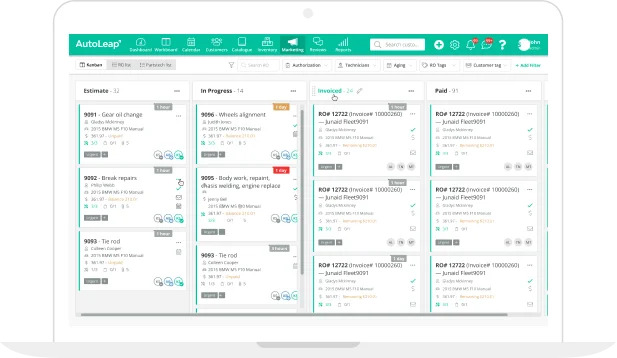 Work board - AutoLeap
