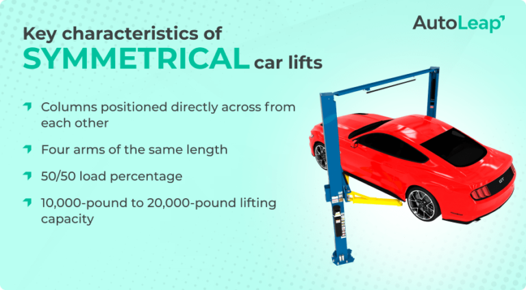 The Difference Between Symmetrical And Asymmetrical Car Lifts