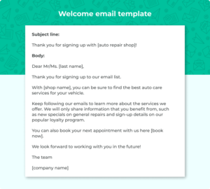 Free Email Templates for Automotive Repair Shops