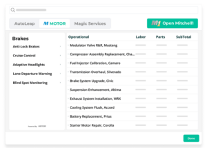 Automotive Labor Guide Software