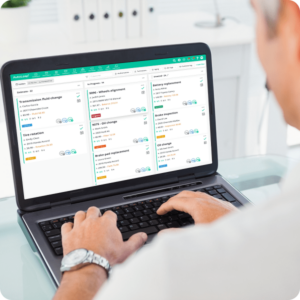 Auto Repair Work Board Software