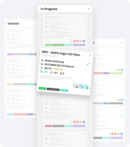 Auto Repair Work Board Software