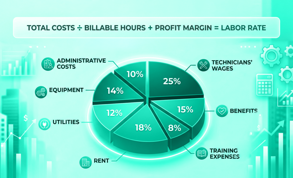 Average Automotive Repair Labor Rates By State